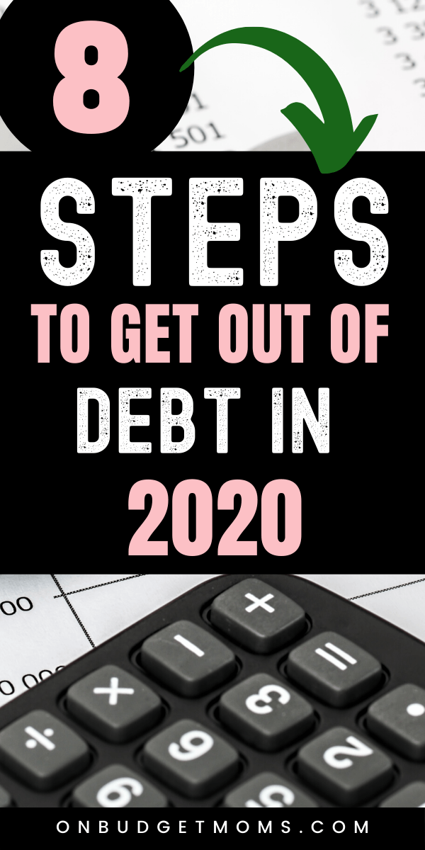 8 Simple Steps To Become Debt Free This Year – On Budget Moms